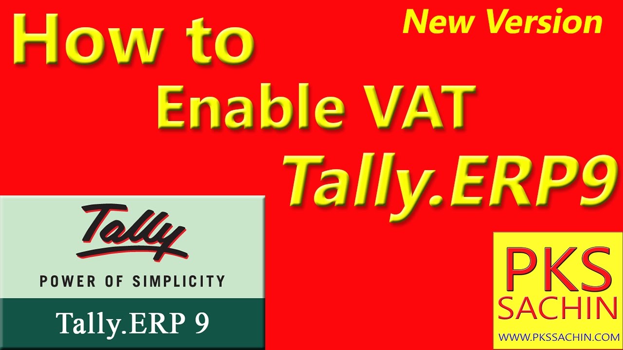 How To Enable VAT In Tally ERP 9 Company VAT Activate How To Enable VAT In Tally ERP 9 Company VAT Activate