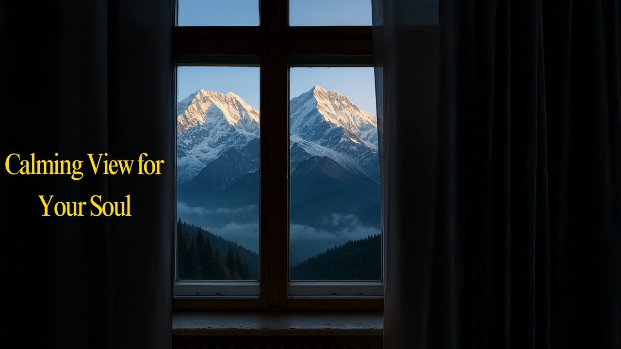 Calming View for Your Soul | Peaceful Mountain Ambience - YouTube