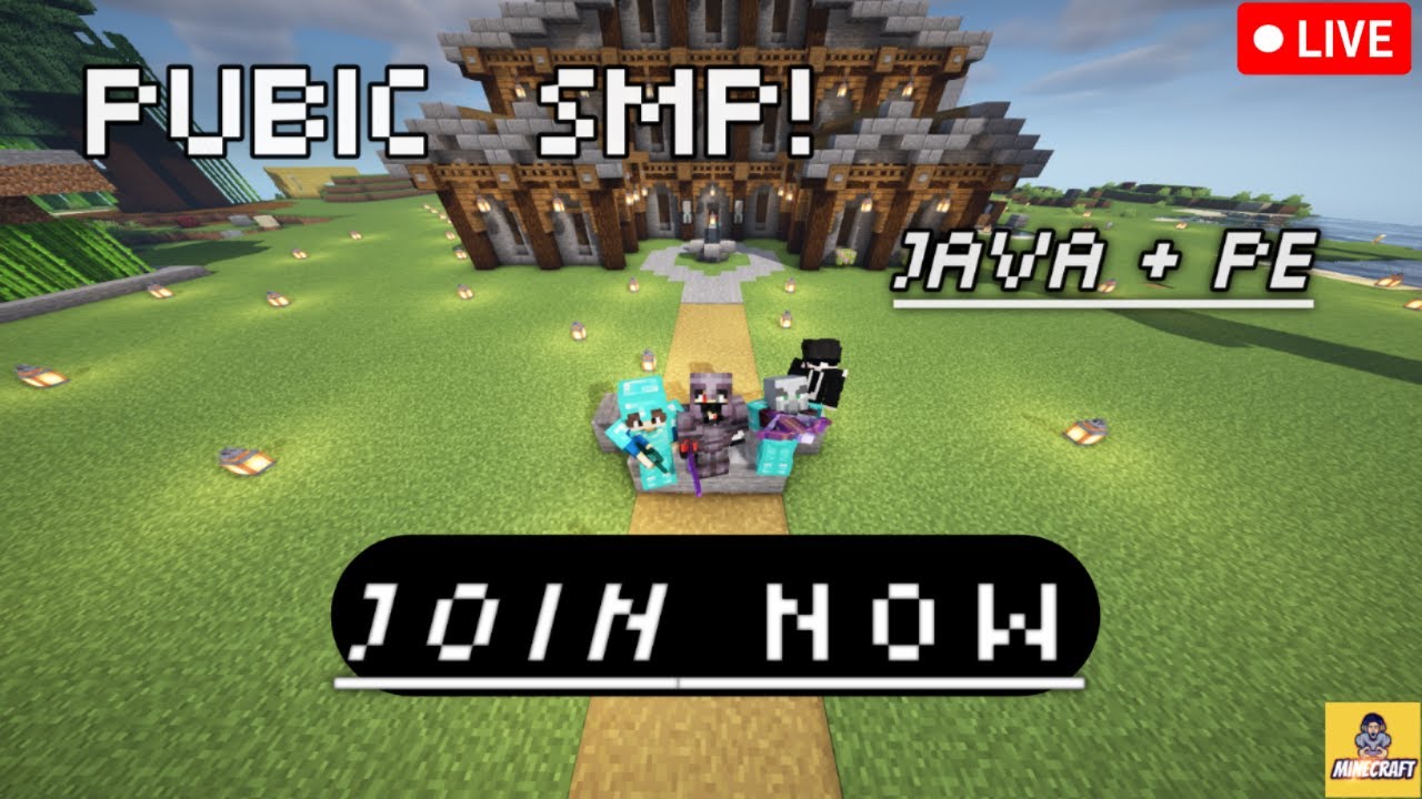 🔴 Minecraft Live | Minecraft SMP | Join Now #minecraft #live - YouTube
