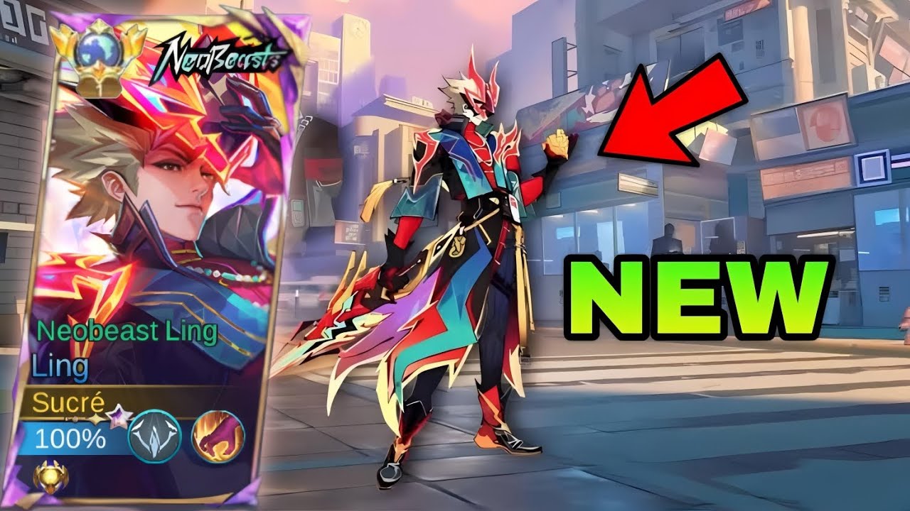 FINALLY! "NEOBEAST SKIN IS HERE" LING BEST BUILD & EMBLEM 2025! - MLBB ...