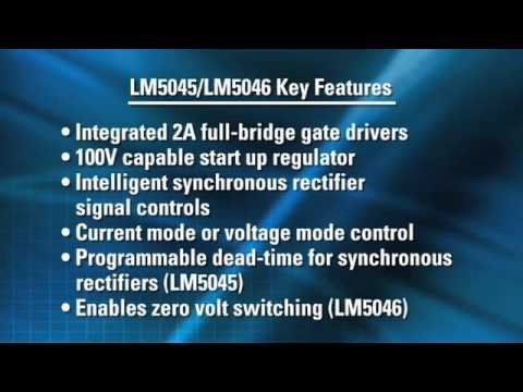LM5045/6 Full-Bridge PWM Controller with FET Drivers - YouTube