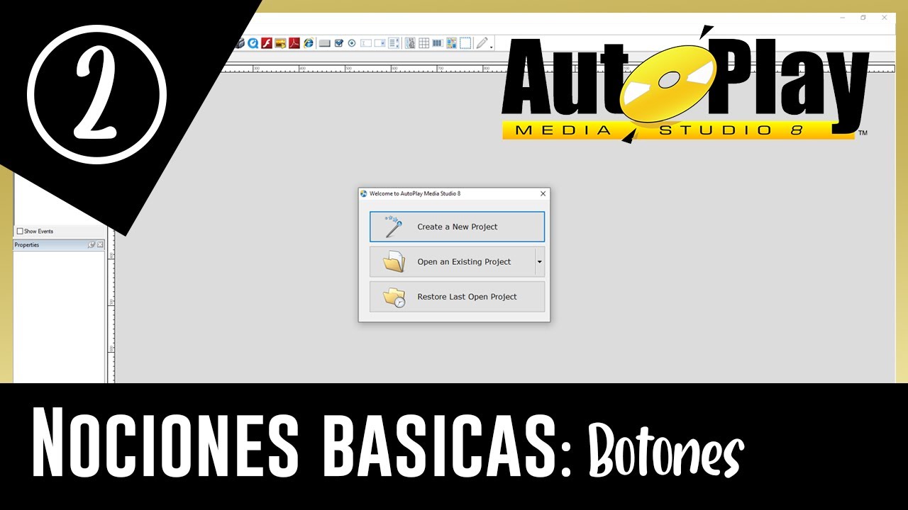 Autoplay Media Studio 8 - Tutorial Básico Interfaz - YouTube