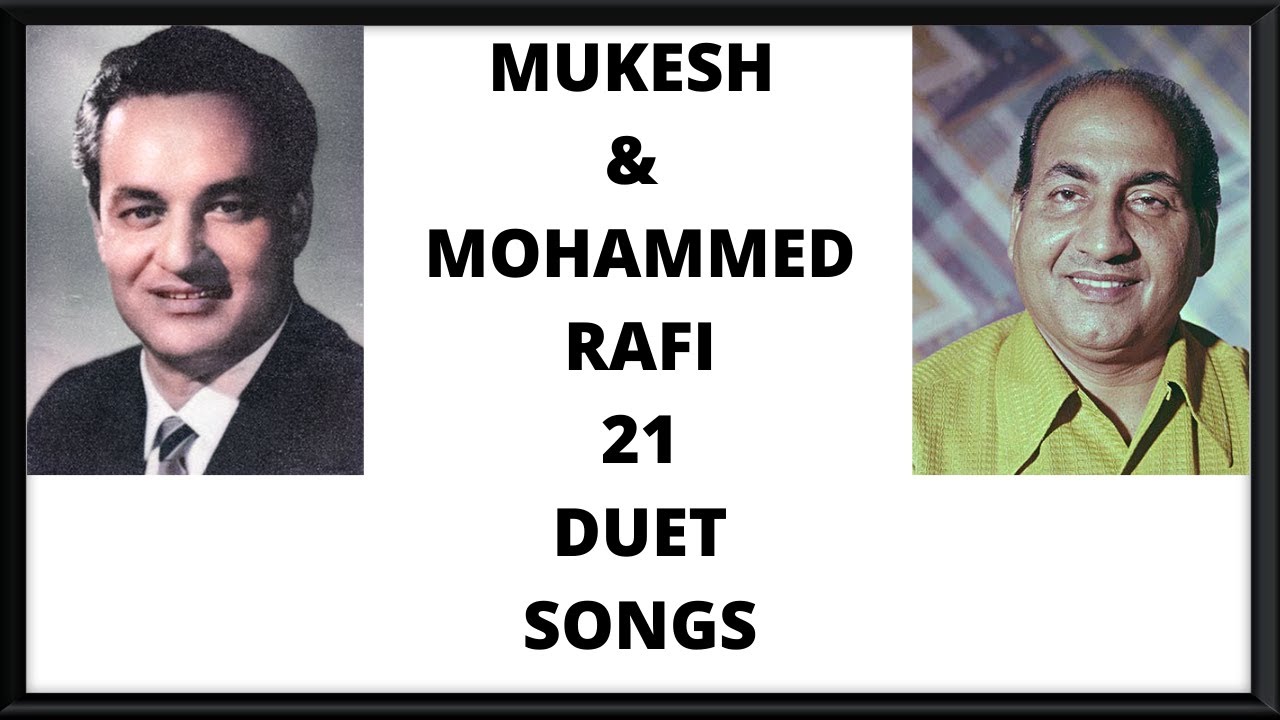 22nd July : MUKESH Ji Birth Anniversary Special | Mukesh & Mohammed ...