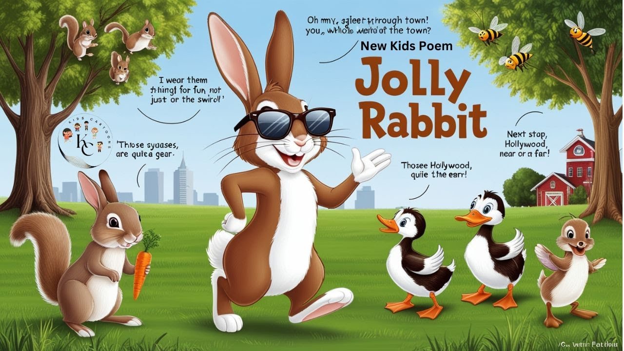 Jolly Rabbit - New Kids Poem - YouTube