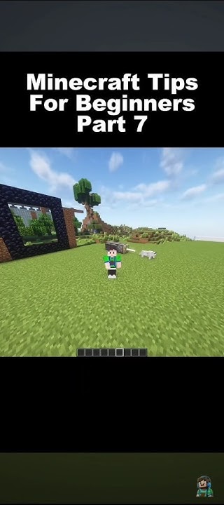 Minecraft tips for beginners part 7 - YouTube