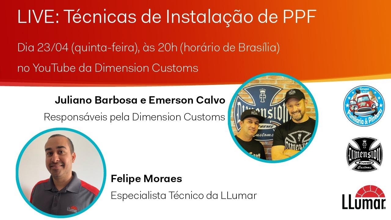 LIVE - TÉCNICAS DE INSTALAÇÃO DE PPF - YouTube