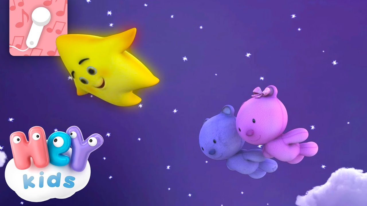 Twinkle Twinkle Little Star KARAOKE | Bedtime Song for Kids | Hey Kids ...