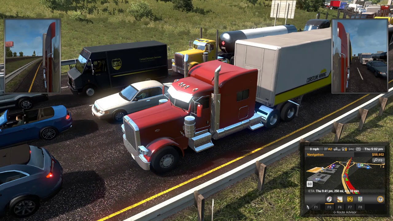 [Day 1] - Relearning how to Drive in ATS with a Controller - YouTube