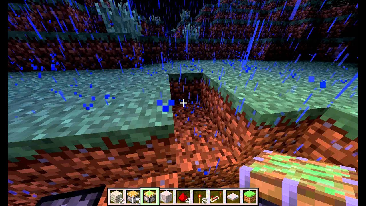 How to build a trapdoor in Minecraft - YouTube