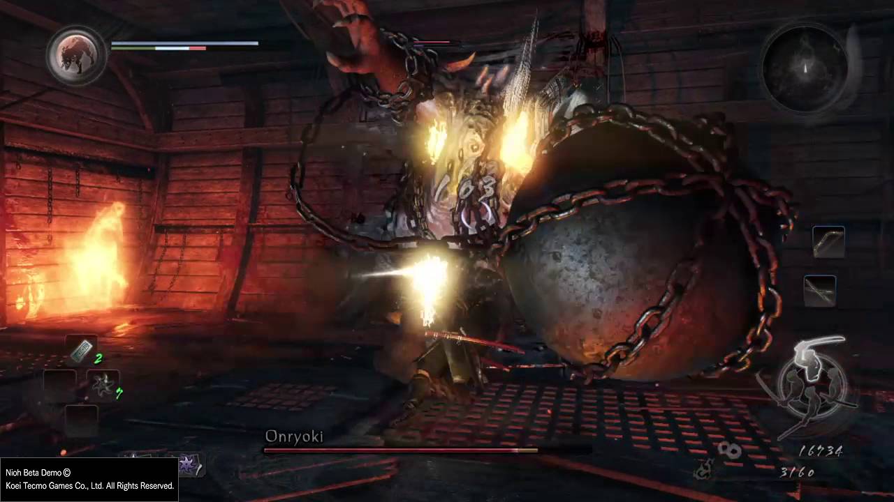 Nioh - First Boss - YouTube