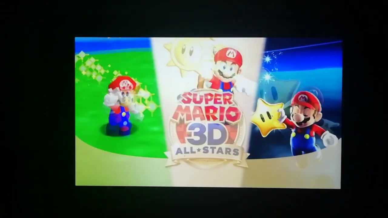 Super mario 3d all stars startup - YouTube