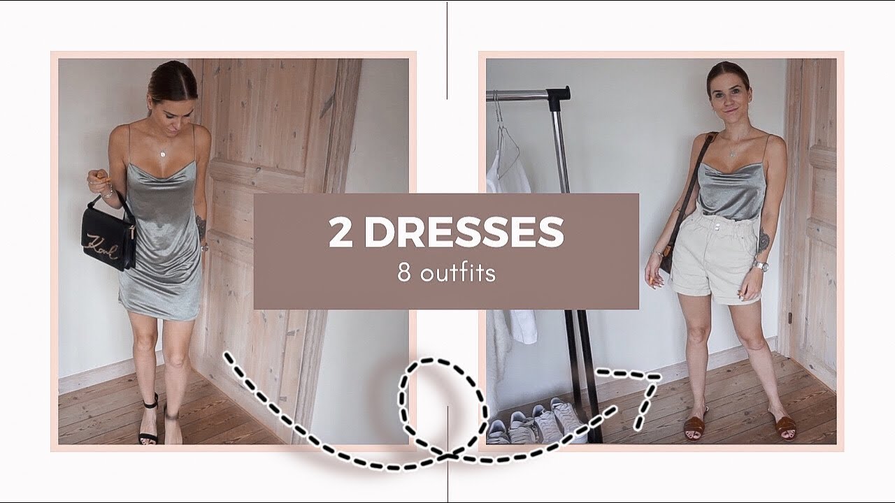 2 DRESSES IN 8 WAYS | summer outfit ideas and styling tips - YouTube