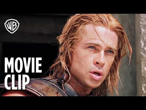 Troy | Brad Pitt as Achilles Storms Troy | Movie Clip | Warner Bros. Entertainment