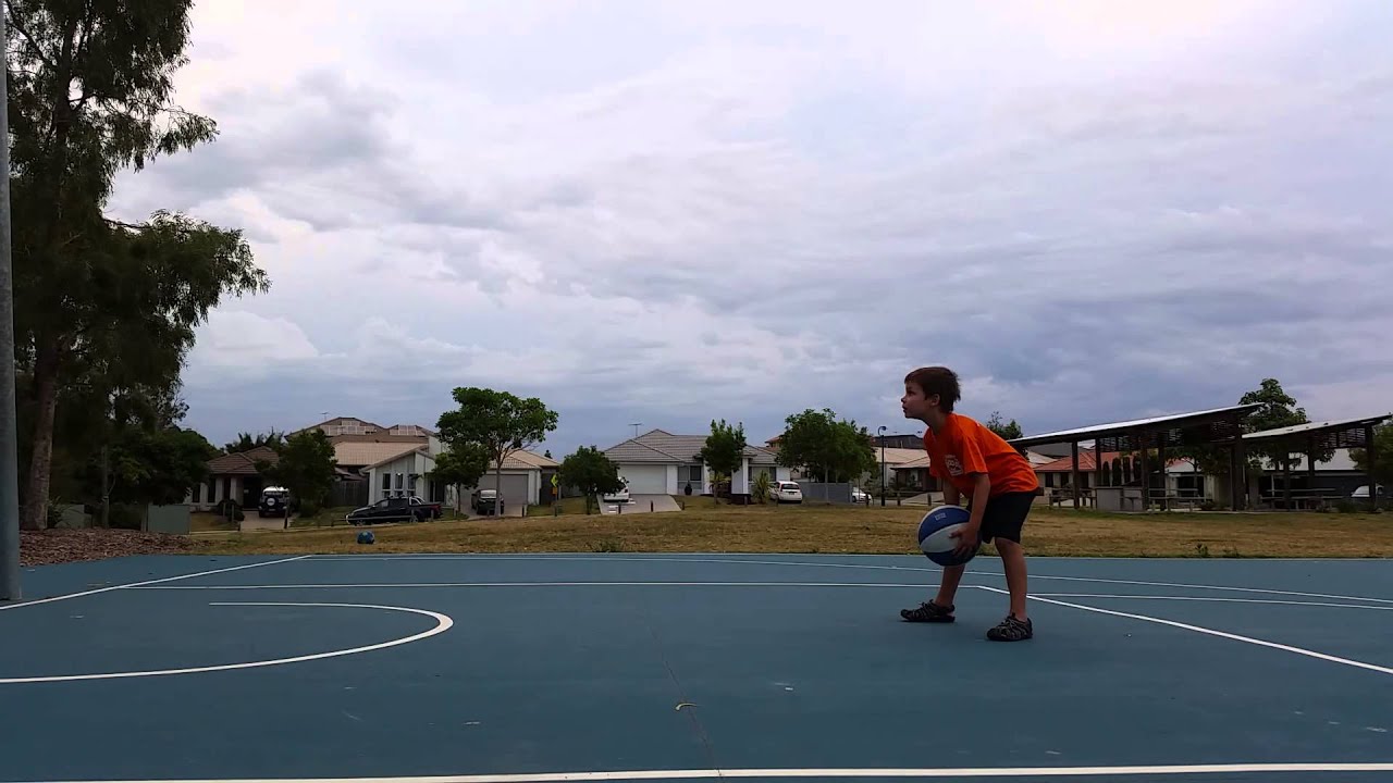 How to chuck a basketball into the net - YouTube