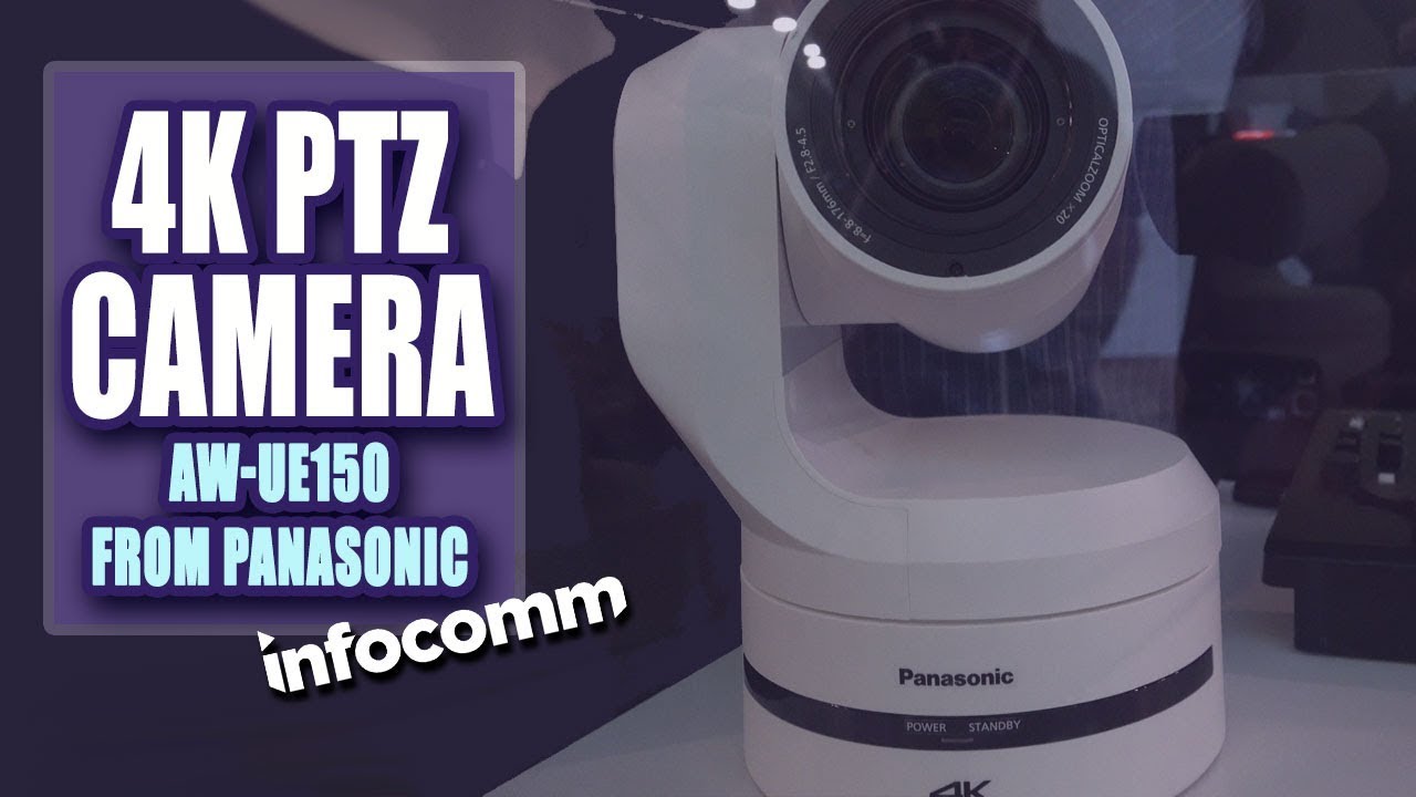 Panasonic Introduces the AW-UE150 PTZ 4k Camera - YouTube