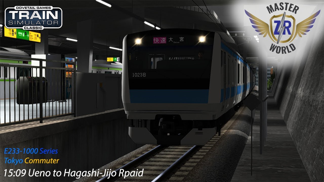 15:09 Ueno to Hagashi-Jijo Rpaid - Tokyo Commuter - E233-1000 Series ...