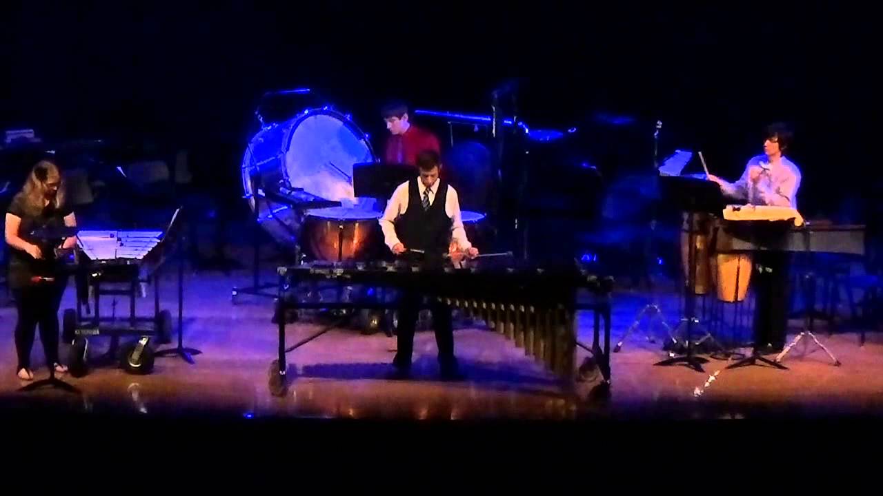 Lecanto High School Band's Spring Concert - Percussion - YouTube