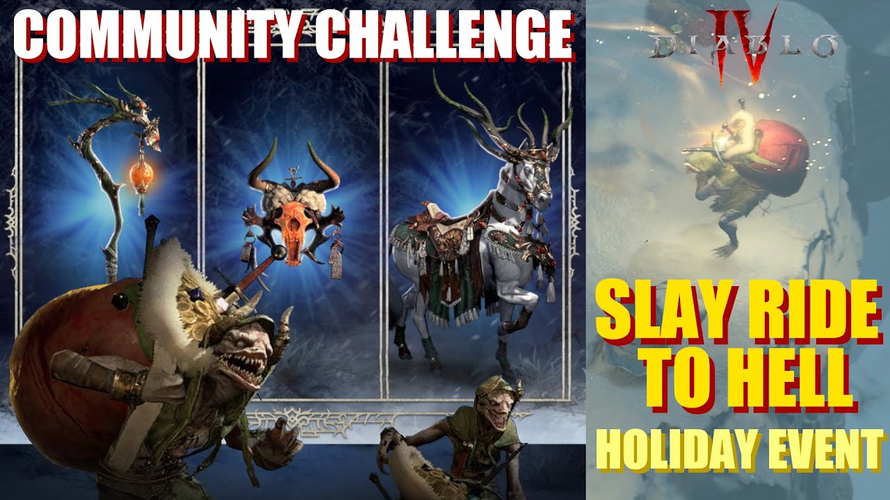 HOLIDAY EVENT - SLAY RIDE TO HELL - TREASURE GOBLINS HUNT | Diablo 4 ...