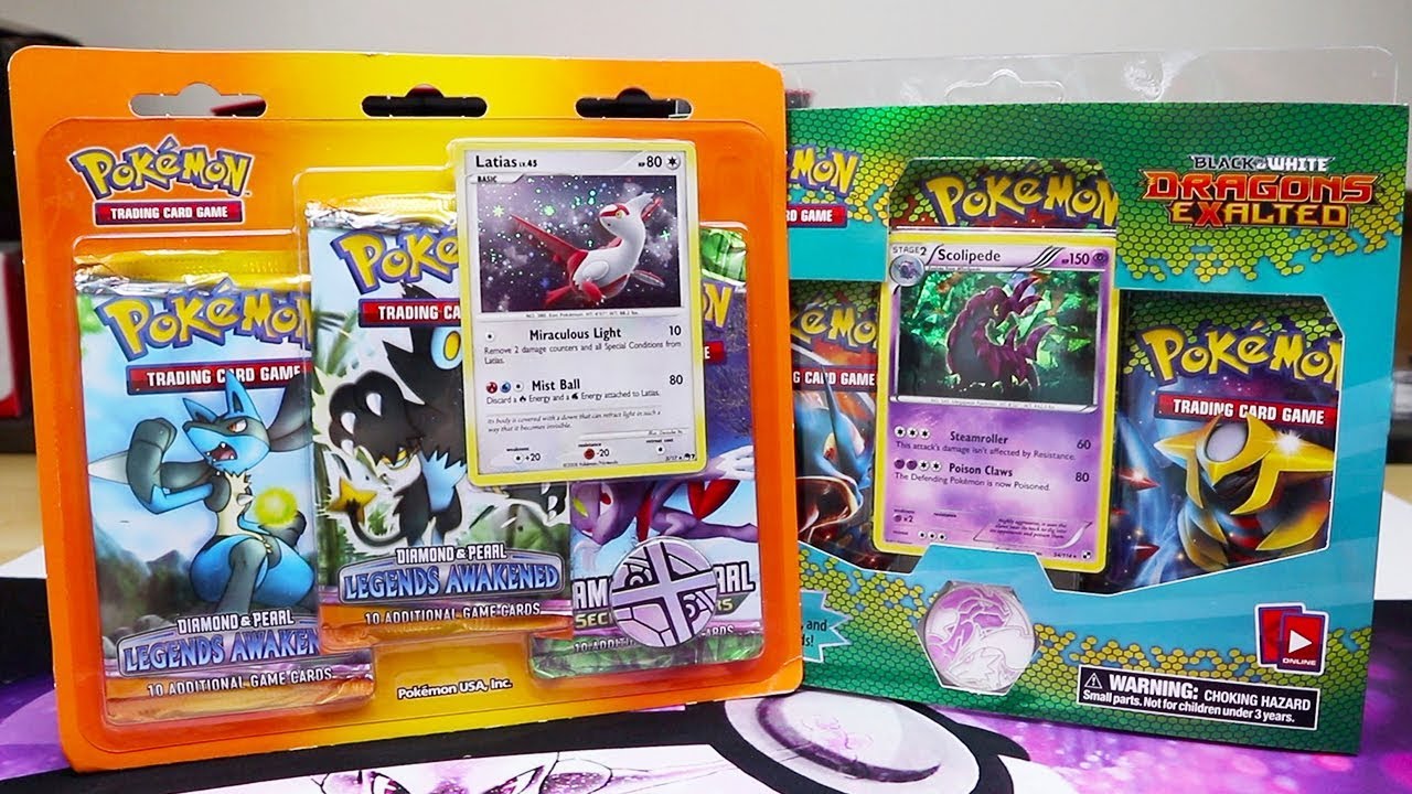 Throwback Pokemon Packs! Legends Awakened, Secret Wonders, and Dragons ...