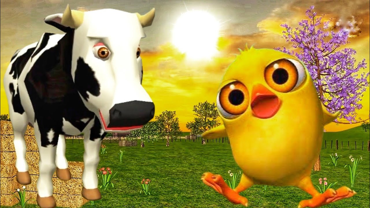 EI Pollito Pio 3D - Lola Vaca Lola La Granza de zenon efecto3d Danza ...