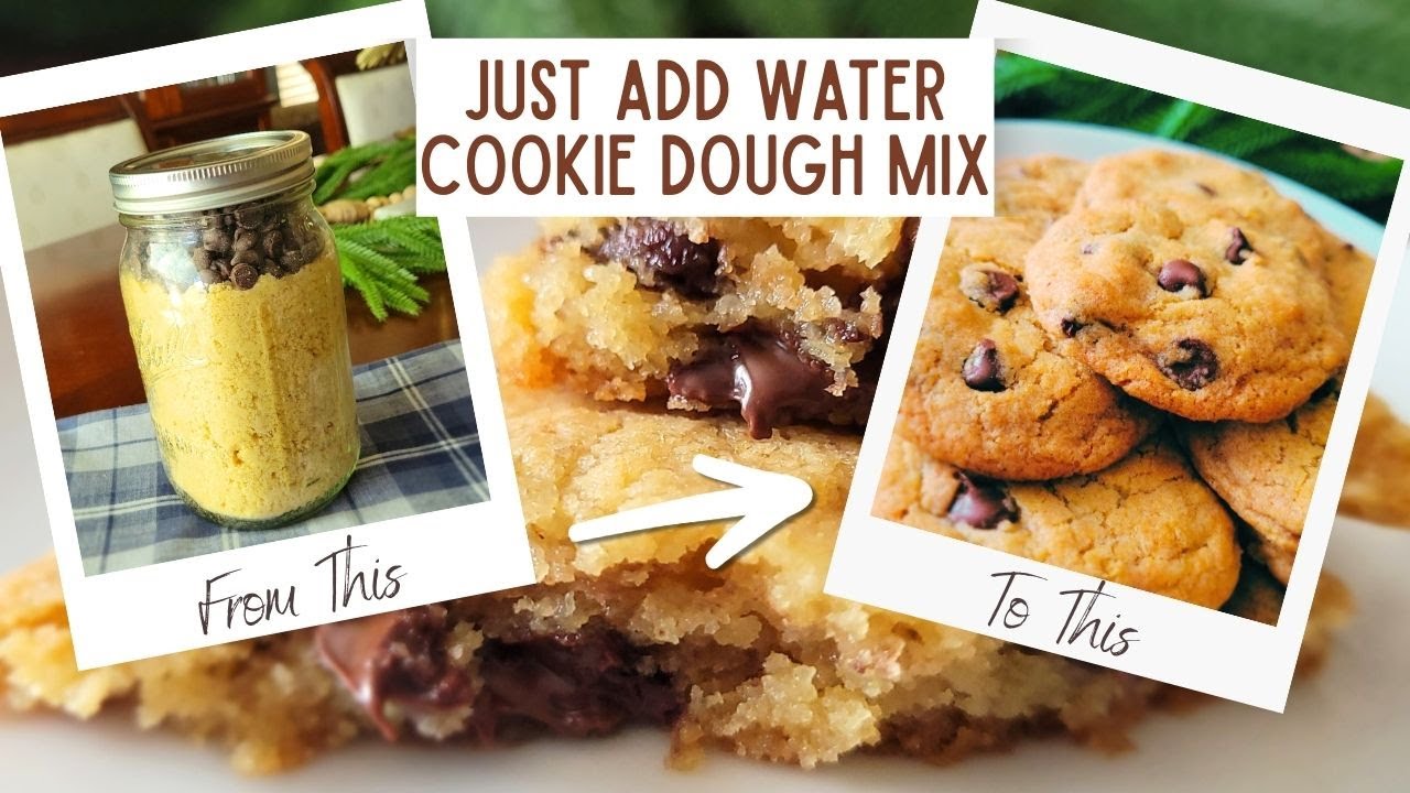 DIY Chocolate Chip Cookie Mix - Just Add Water & Bake! Shelf-Stable ...