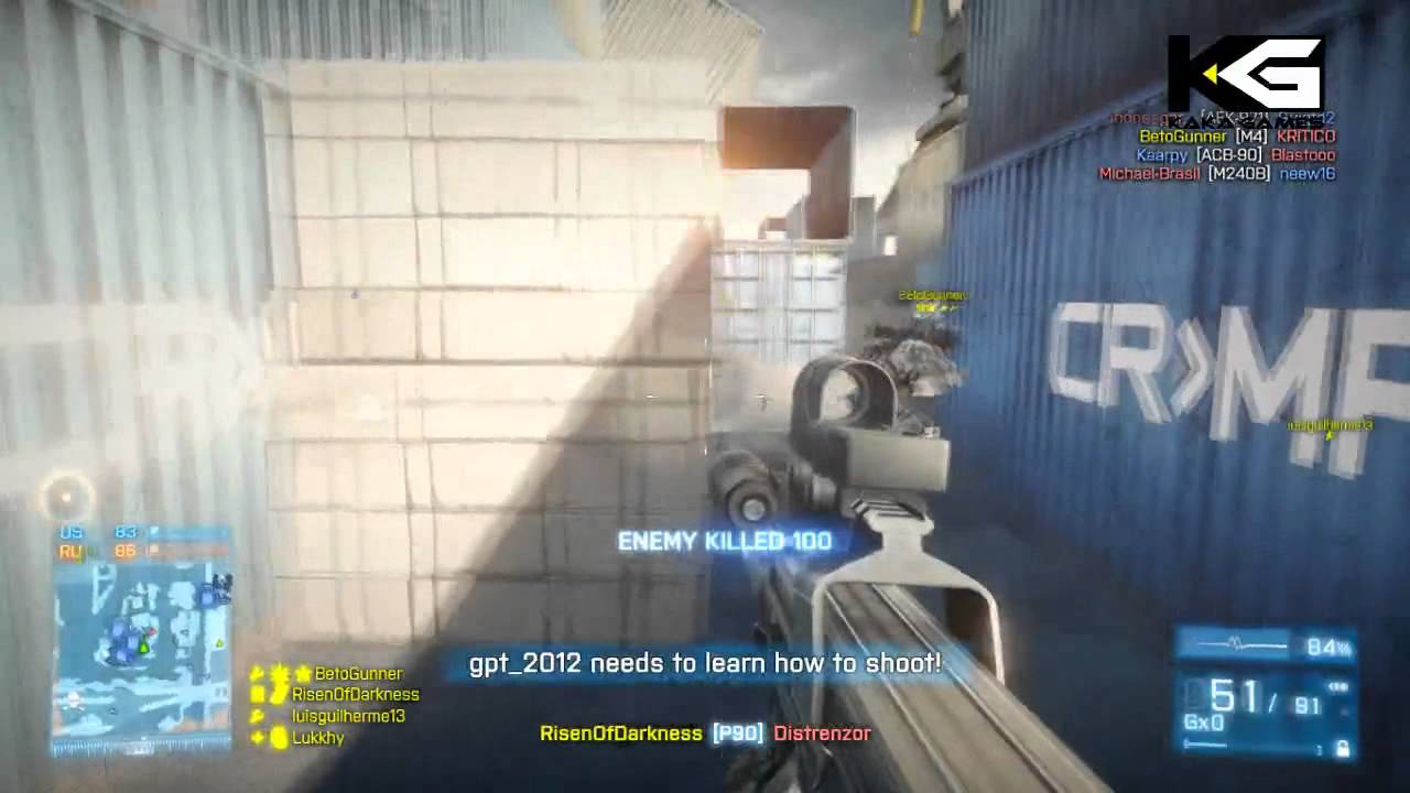 Battlefield 3 - P90, Dicas, Review & Muito mais - YouTube