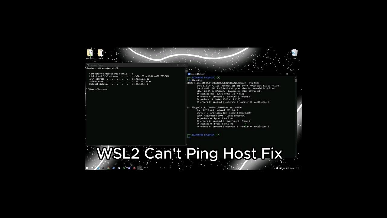 WSL2 (Kali Linux) Can Not Ping Host Machine (Windows) Problem Solution Fix - YouTube