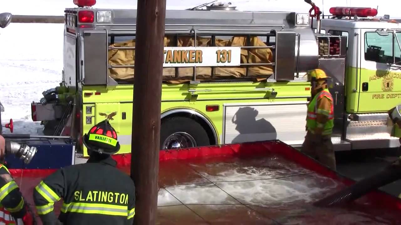 Lehigh Twp Barn Fire / Water Shuttle - YouTube
