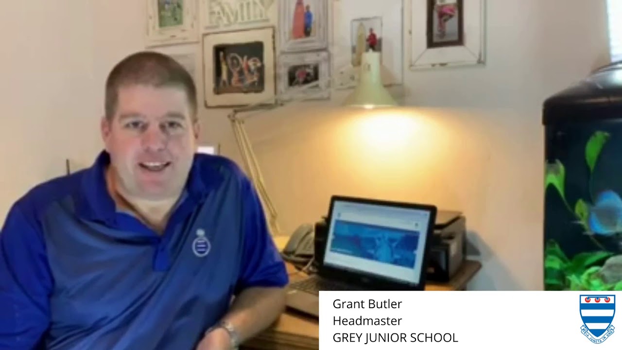 Grant Butler - A message from the Headmaster, Grey Junior School - YouTube