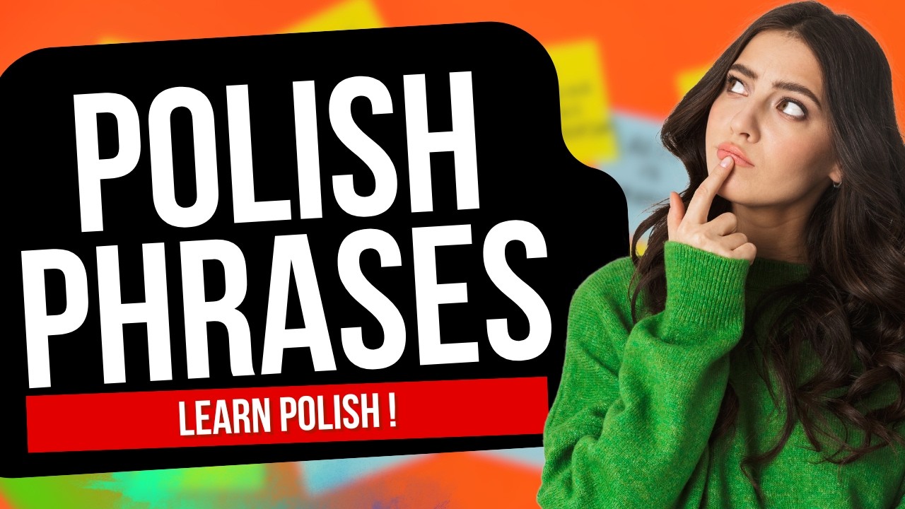 Polish Phrases for Beginners | Polish Phrases for Tourists | Polish ...