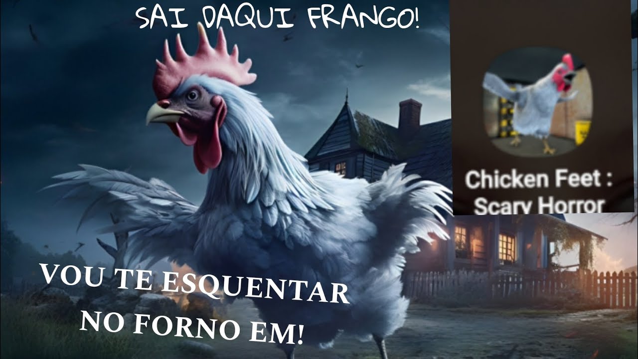 CORRENDO DE UM FRANGO QUE QUER ME COMER! - YouTube