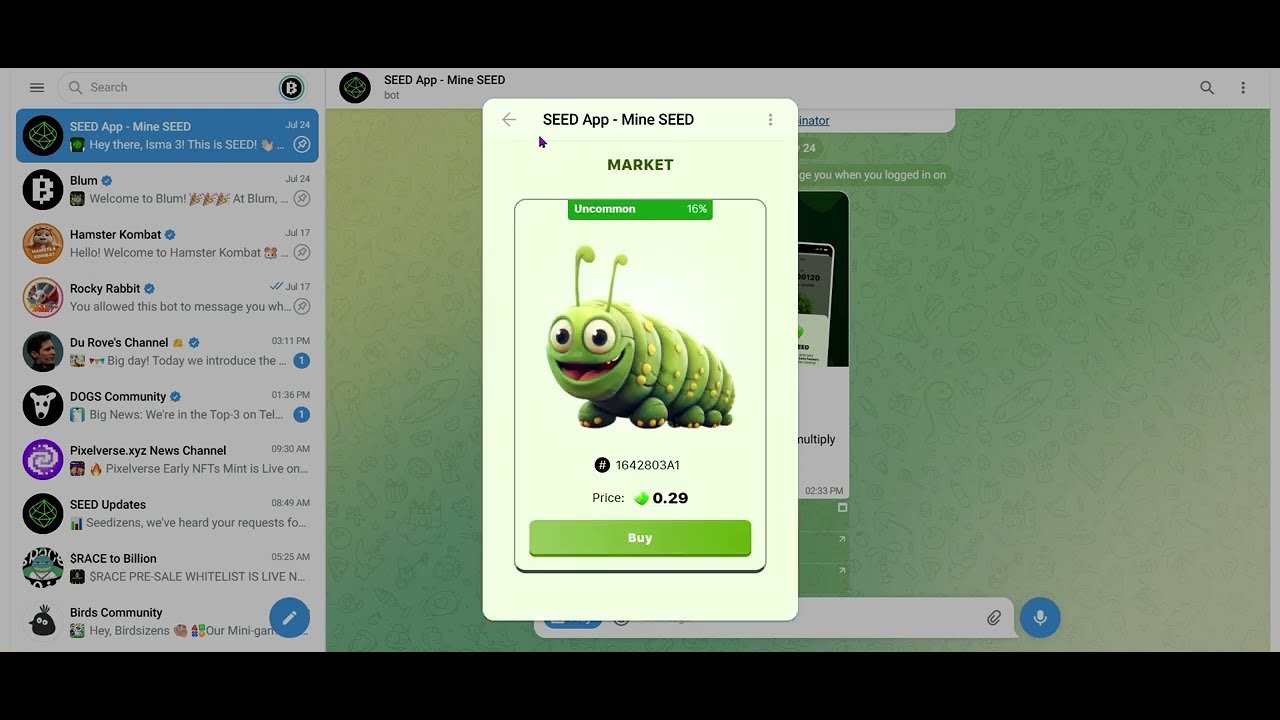 SEED App - Mine SEED en ESPAÑOL Airdrop de Telegram - YouTube