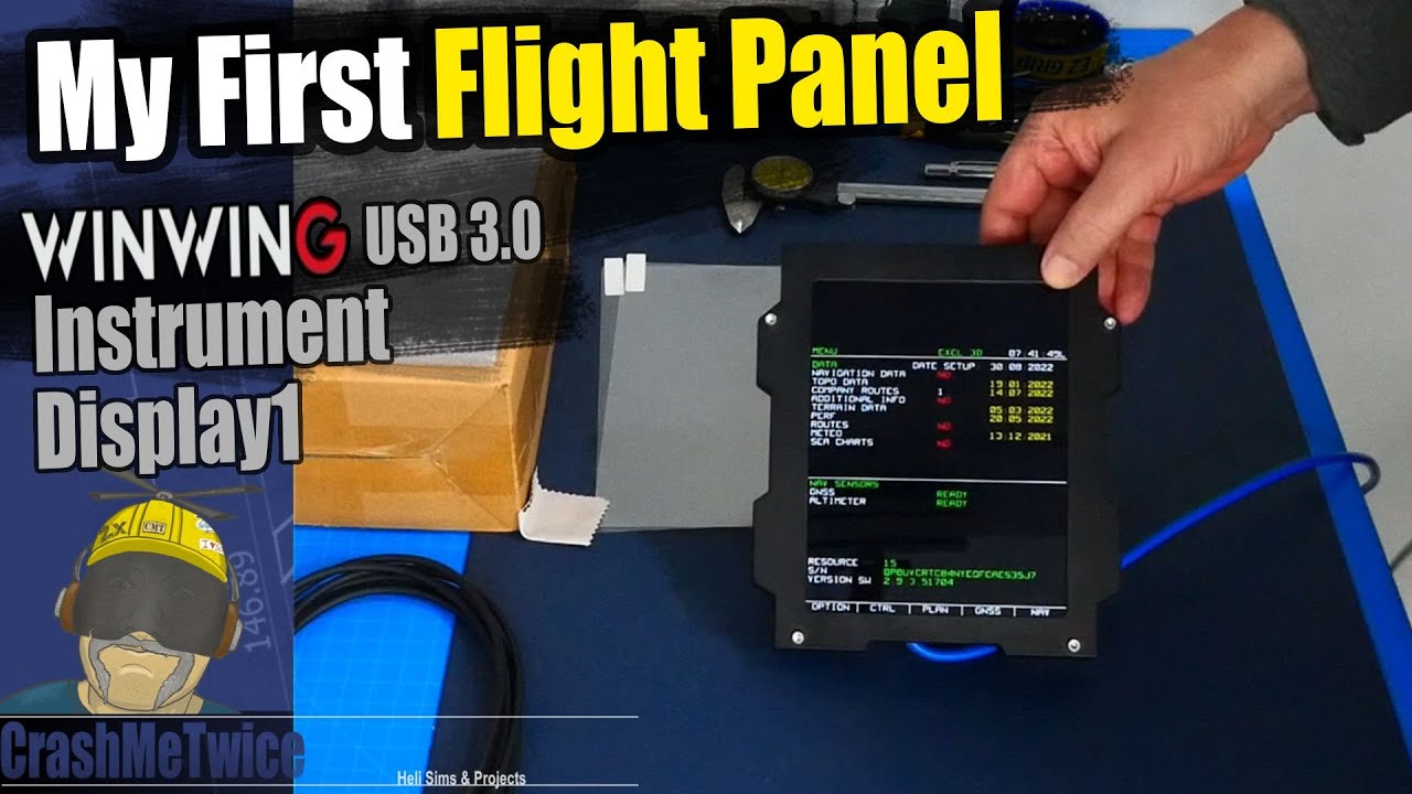 WINWING USB3.0 Instrument Display1 - My first Flight Panel - YouTube