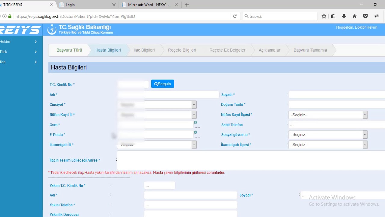 REİYS Ruhsatsız ve Endikasyon Dışı İlaç Yönetim Sistemi Eğitimi - YouTube