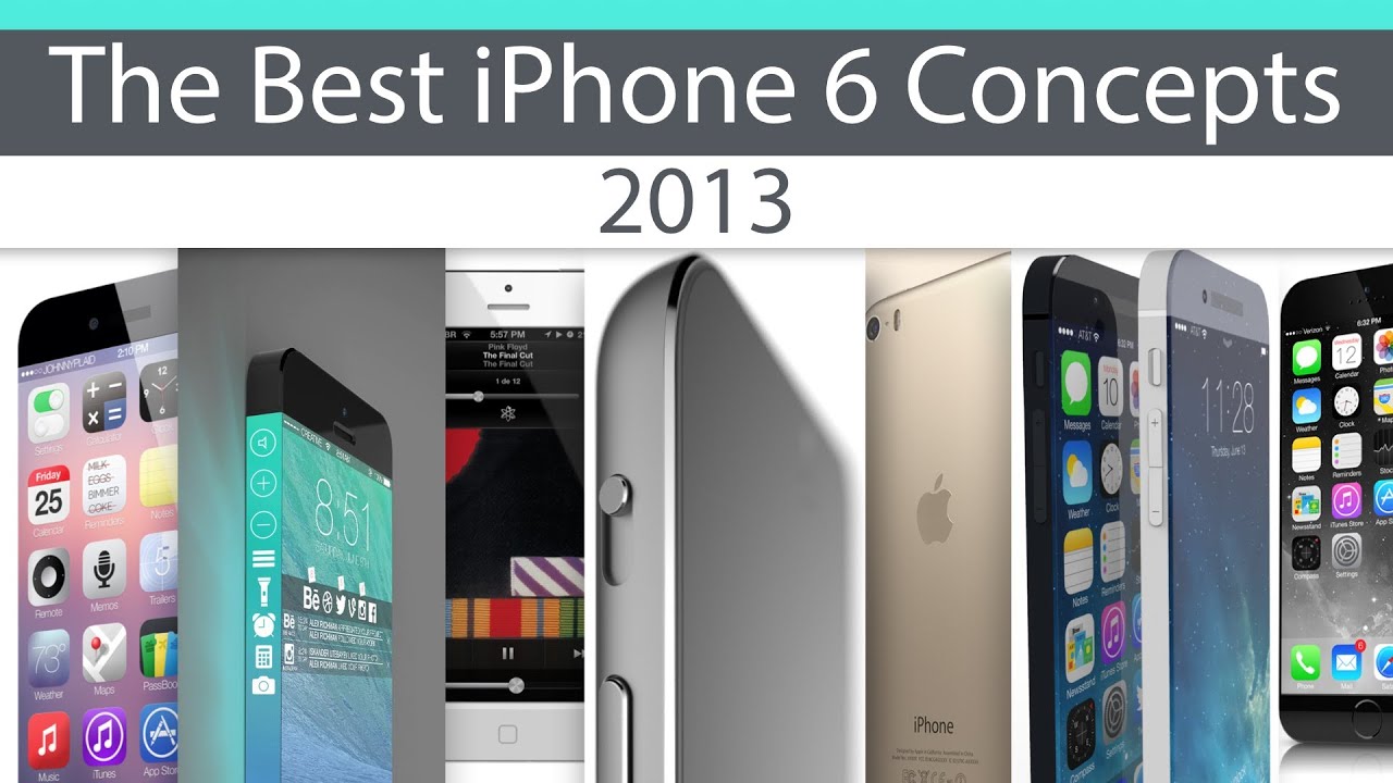 10 Best iPhone 6 Concepts of 2013 - YouTube