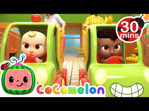Shopping Cart 35 MIN LOOP| Learn with Cody from CoComelon! CoComelon Songs for kids