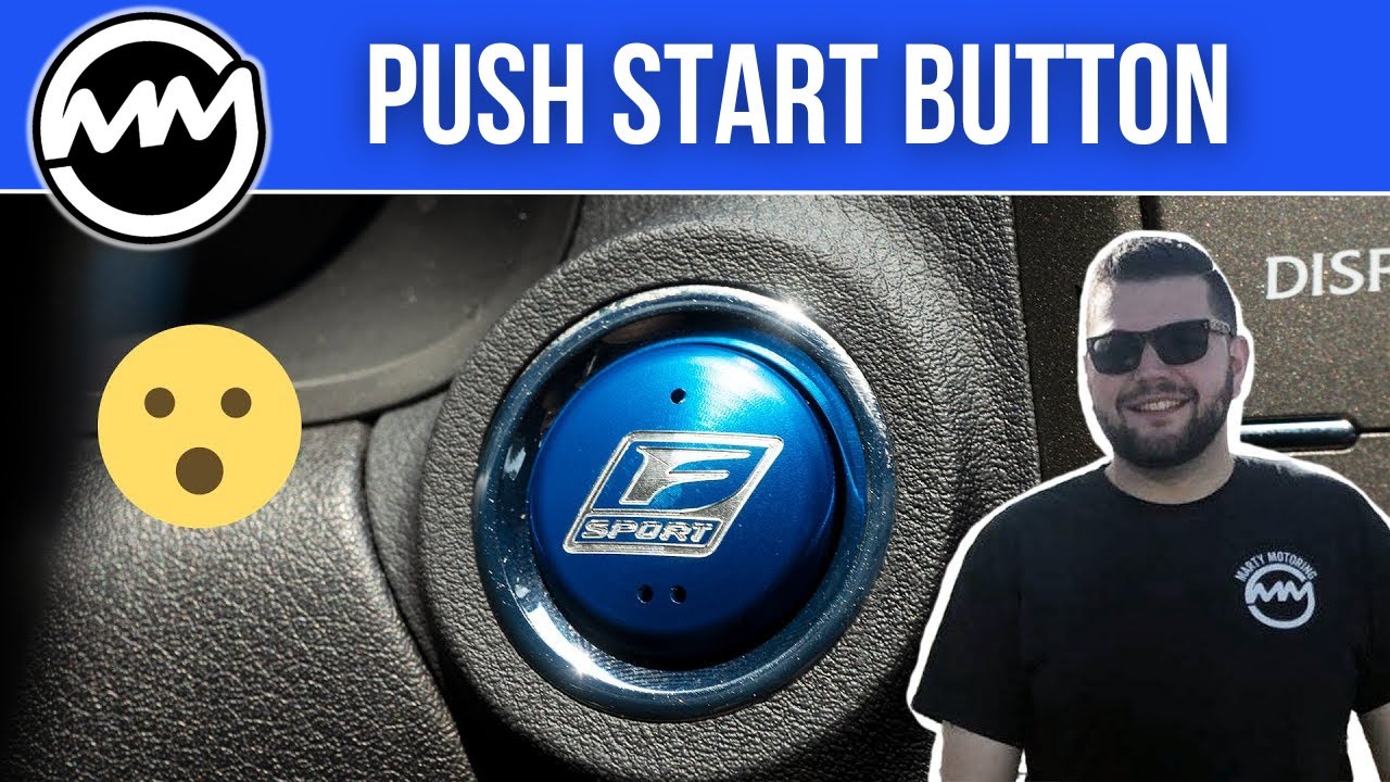 Custom Push Start Button for Lexus IS! (2006-2013) - YouTube