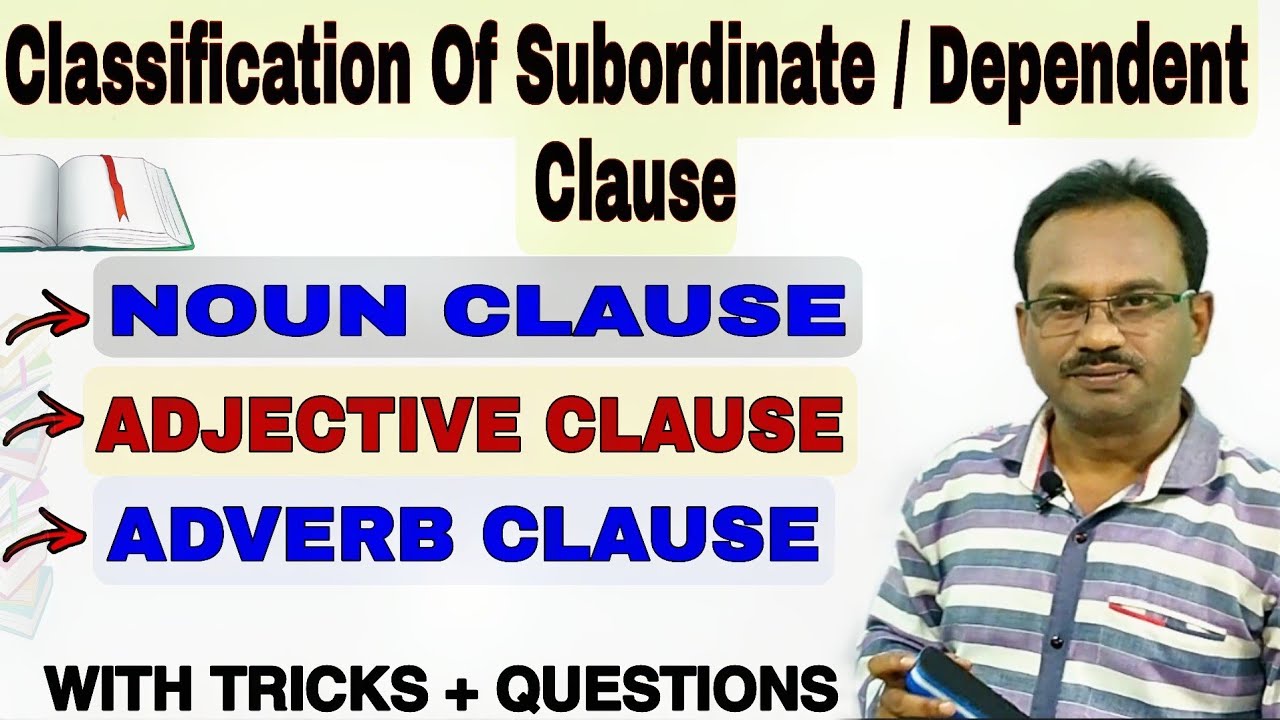 Types Of Subordinate/Dependent Clause | Noun Clause | Adjective Clause ...