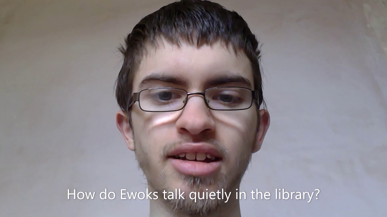 How do Ewoks talk quietly in the library? - YouTube
