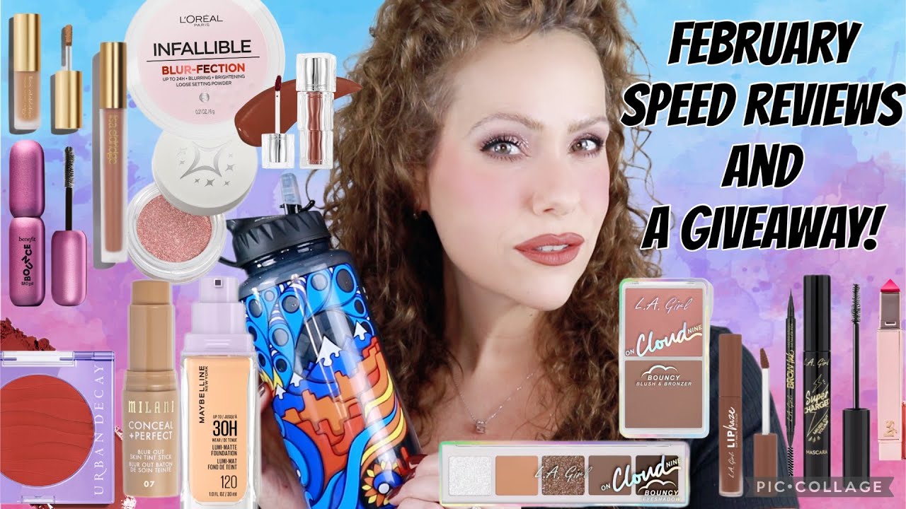 FEBRUARY MAKEUP ROUNDUP| GIVEAWAY! - YouTube
