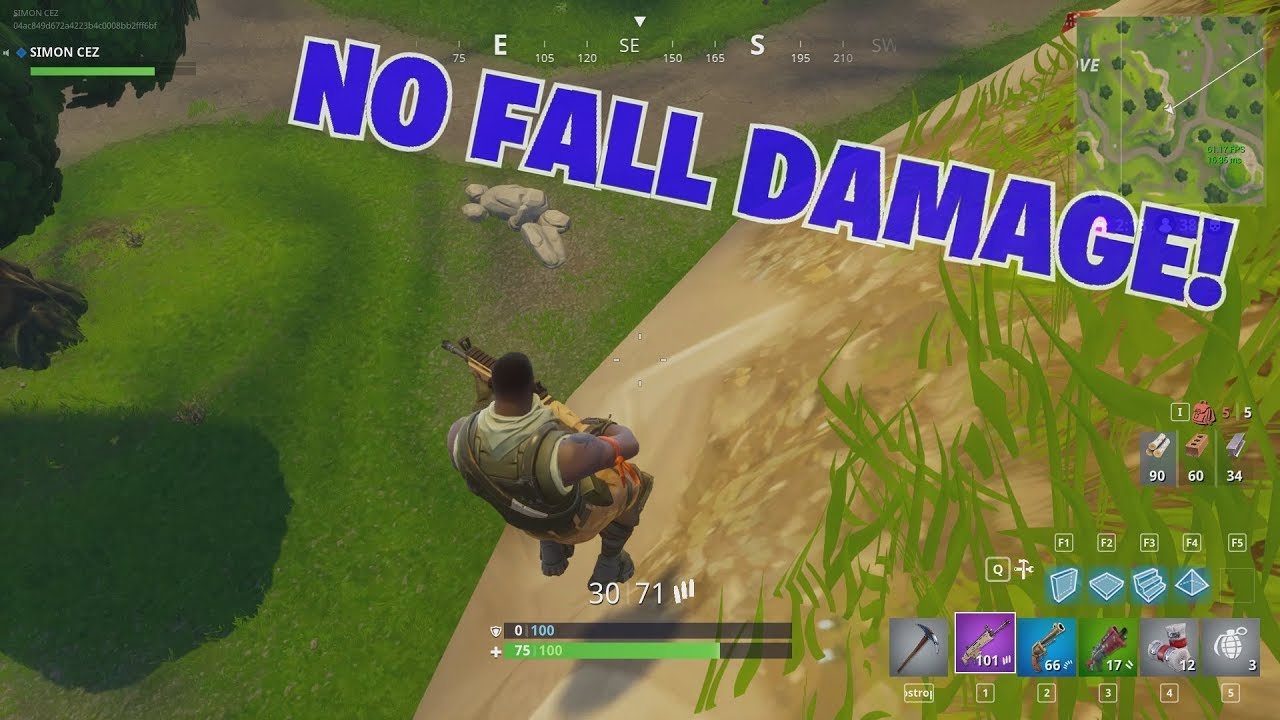 AMAZING No Fall Damage Tip [Fortnite Battle Royale] - YouTube