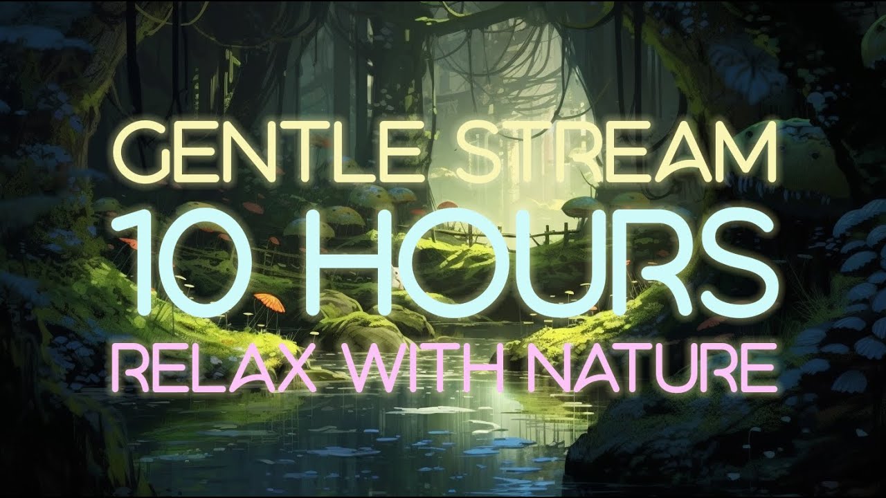 Gentle Stream : 10 Hours : Sleep/Study/meditation - YouTube