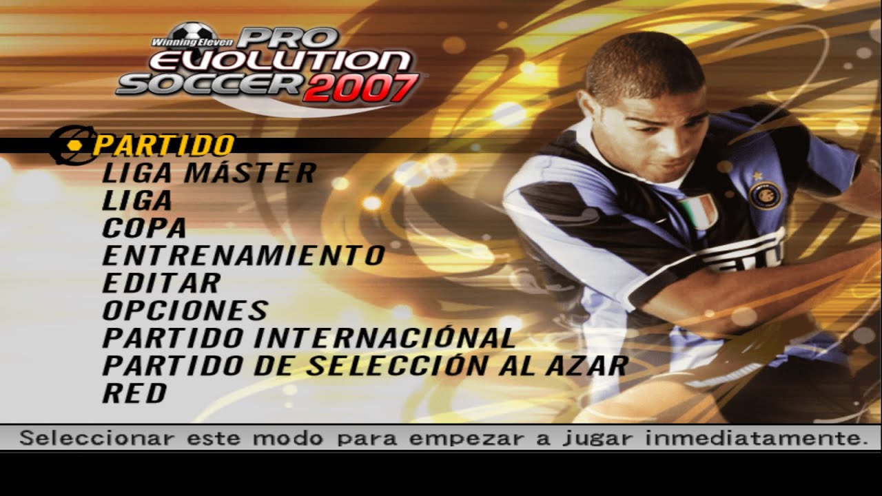 Winning Eleven Pro Evolution Soccer 2007 - Gameplay ps2 - YouTube