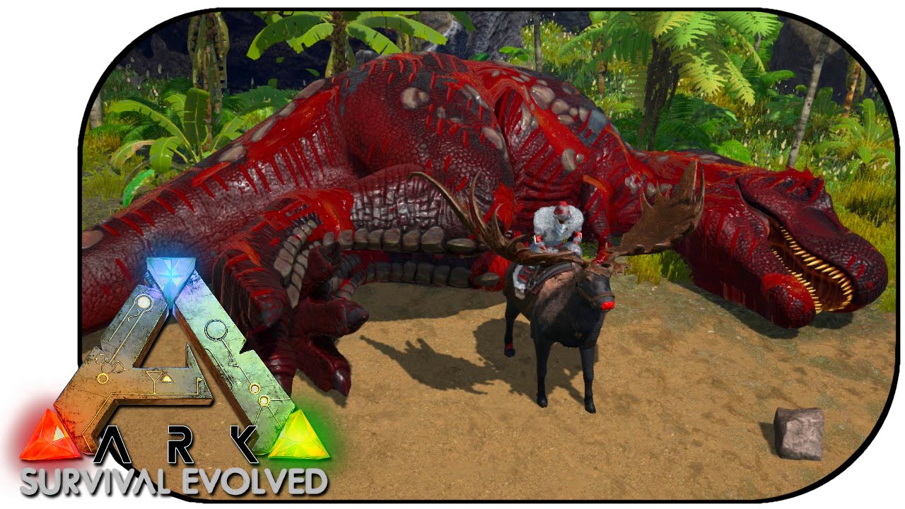 Ark: Survival Evolved ~ Ep 79 ~ Rudolph The Red Nosed Battle Moose ...