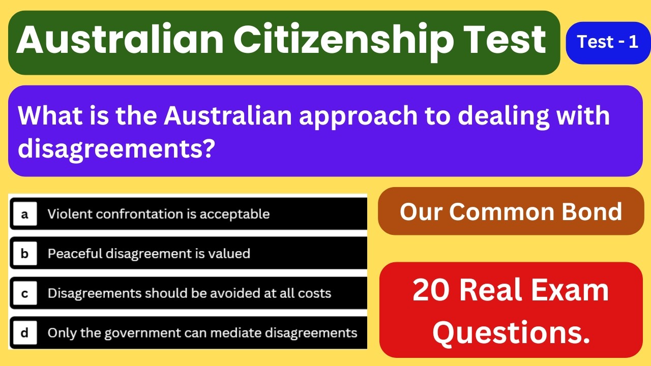 Australian Citizenship Mock Test 4 | 2026 Edition (UPDATED) Questions ...