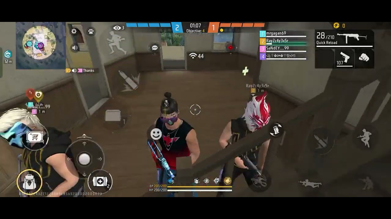 Op gameplay in BR ranked match #all side gamer #freefire #shortvideos # ...