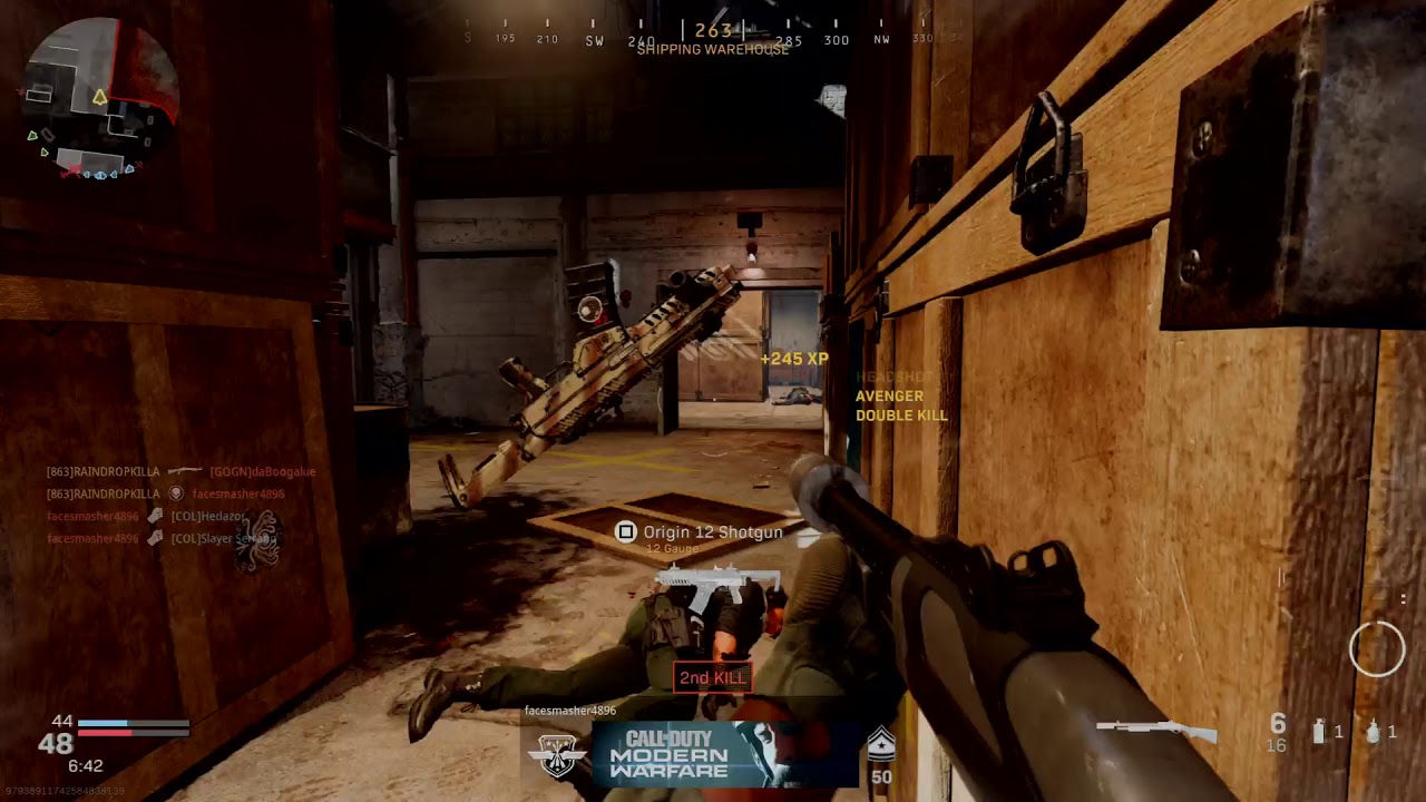 Call of Duty®: Modern Warfare® shotgun maniac - YouTube