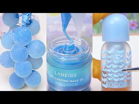 Satisfying Makeup Repair ASMR Painting Old Makeup Packaging & Making Shimmer Glossy Lipsticks #34