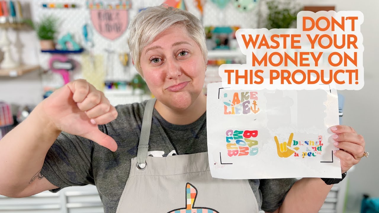 Don't Waste Your Money on THIS Printable Vinyl!👎🏼 - YouTube