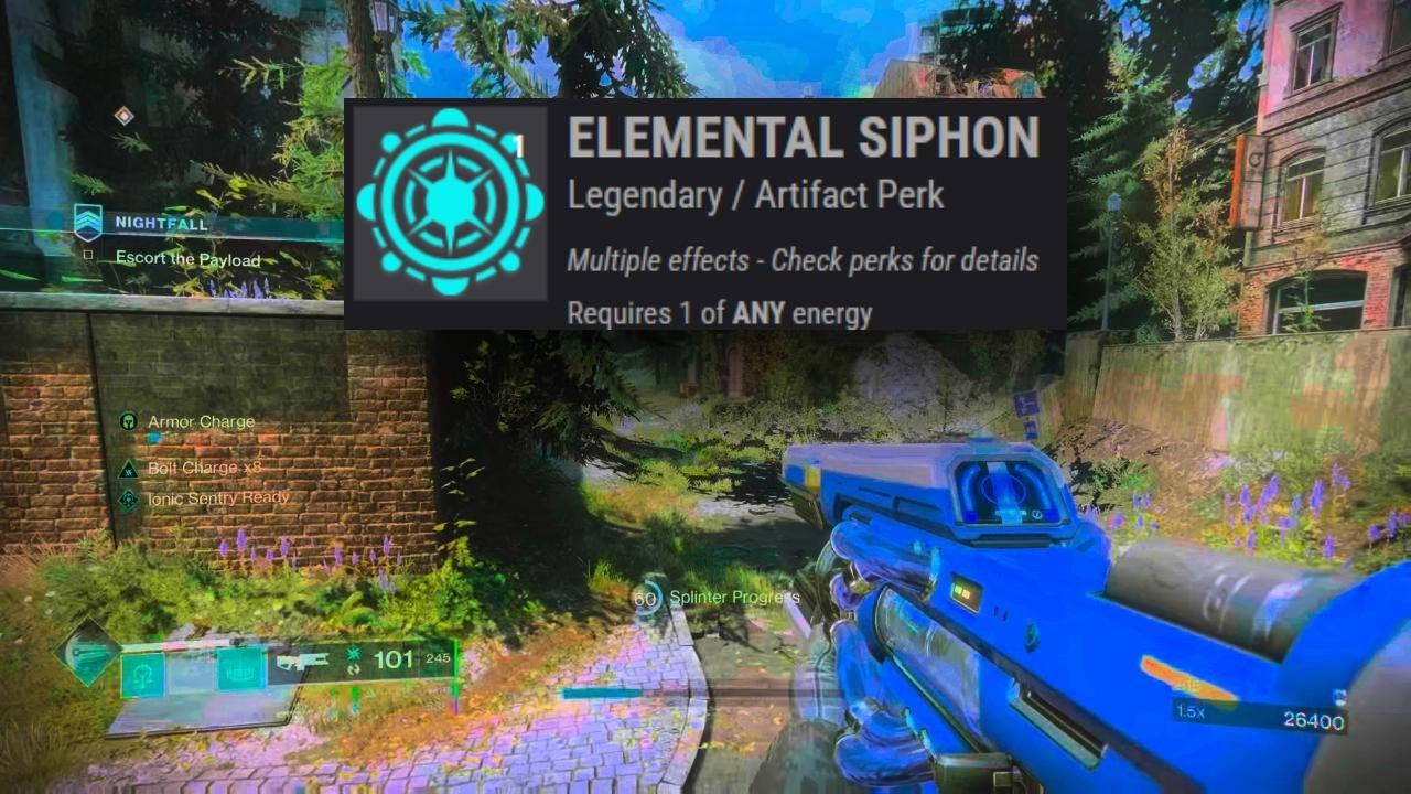 Elemental Siphon Is Great For Arc Builds and Weapons - Destiny 2 - YouTube